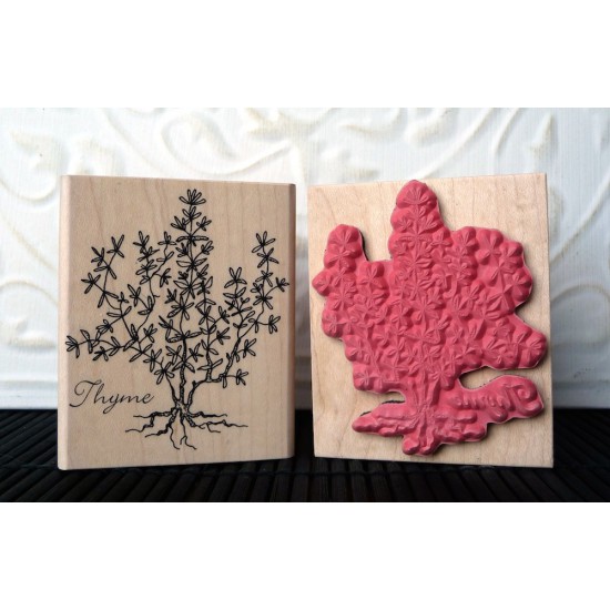 Thyme Rubber Stamp